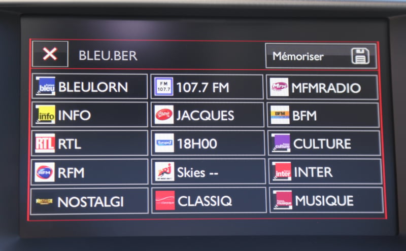 Radio Station icons | Peugeot 208 Forums
