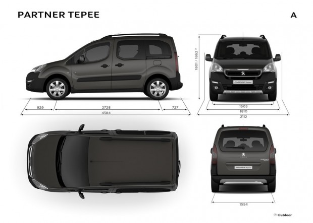 Peugeot Partner Tepee Masse