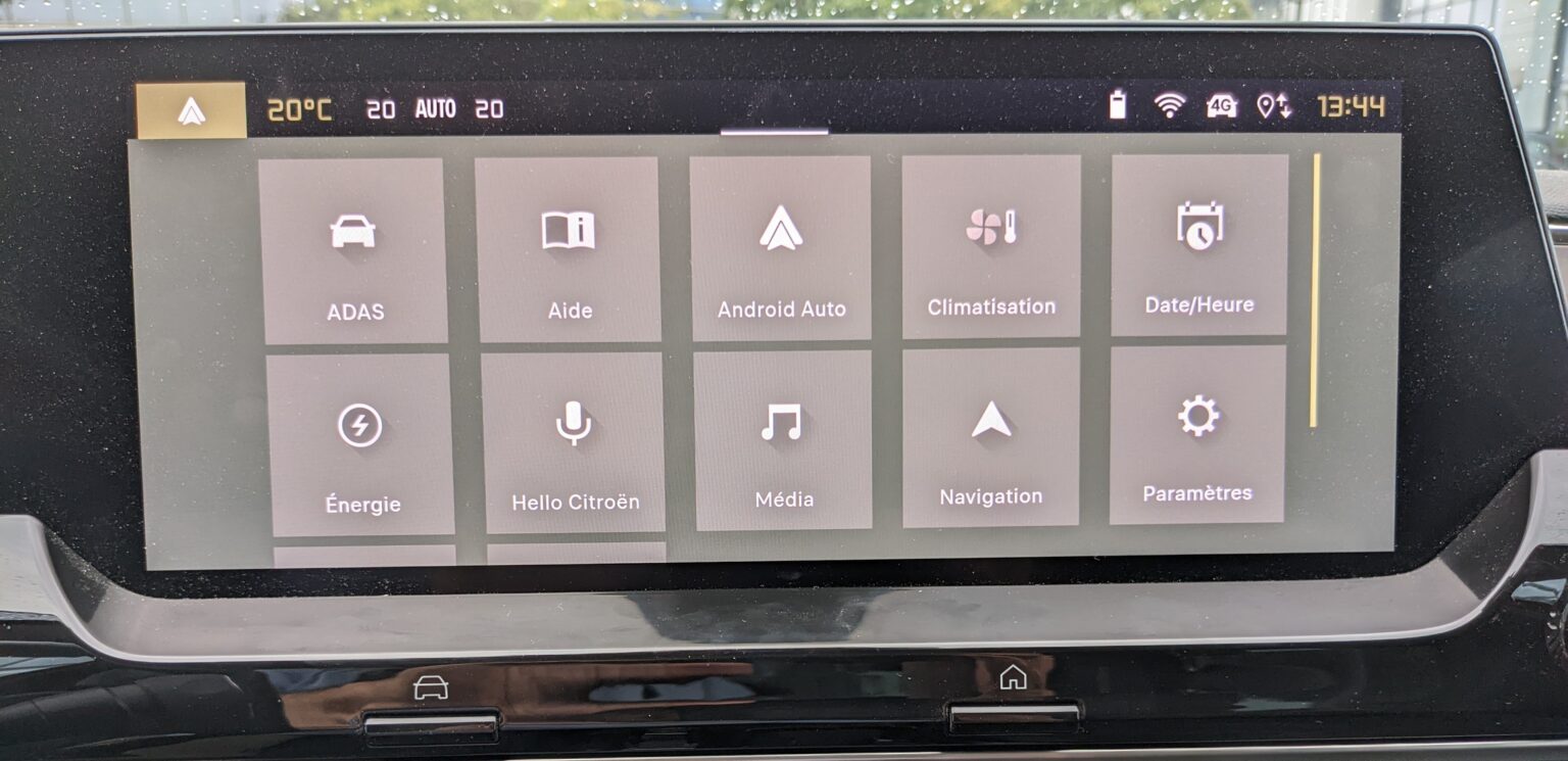 Android Auto sans fil chez Peugeot
